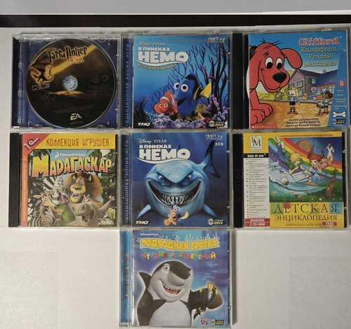 CD/DVD диски с играми