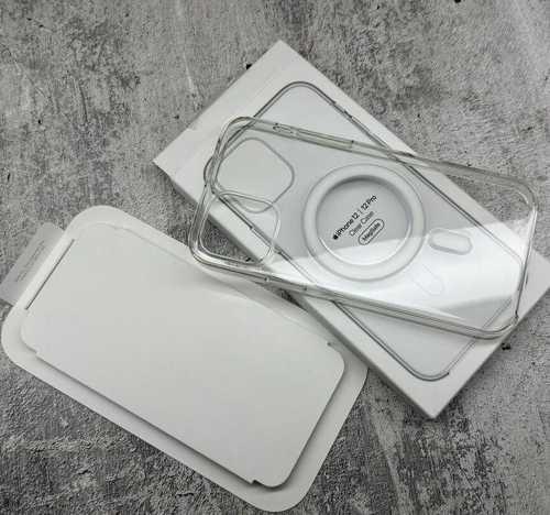 Чехол iPhone 12/12Pro Clear Case MagSafe Оригинал