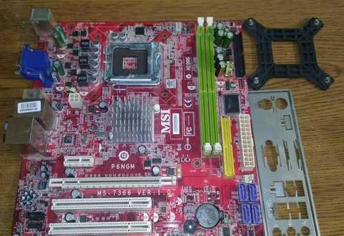 Материнская плата MSI 775 сокет