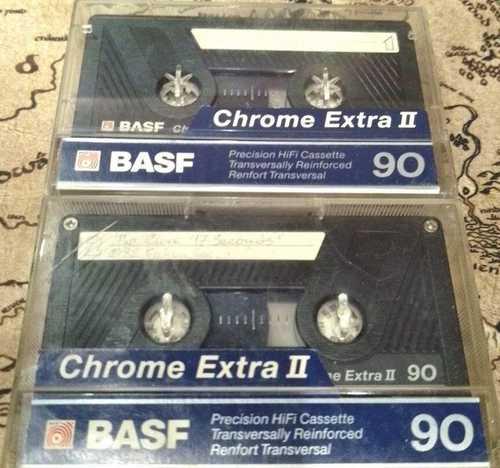 Аудиoкассета BASF chrome extra II 90