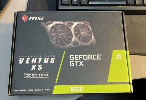 Видеокарта gtx 1650 4gb msi