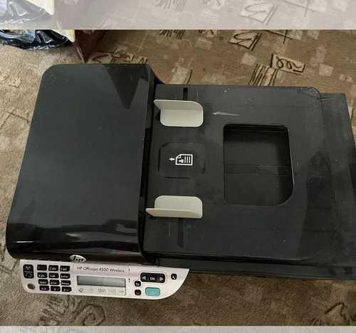 Принтер струйный мфу HP Officejet 4500 wireless