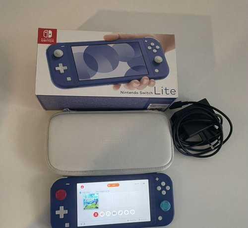 Nintendo switch lite с картриджем zelda botw