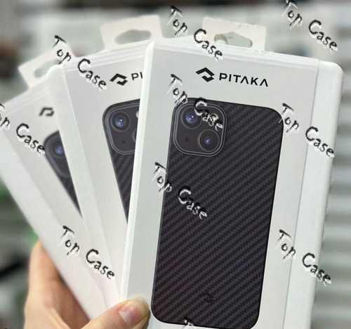 Чехол pitaka Case 3 iPhone 14/13 Black 1500D