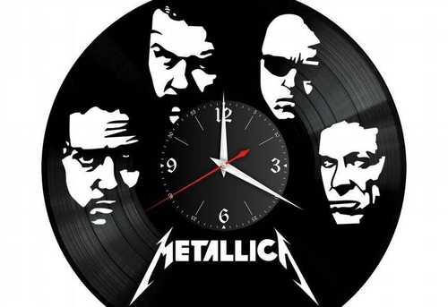 Часы настенные группа Metallica из винила, №2