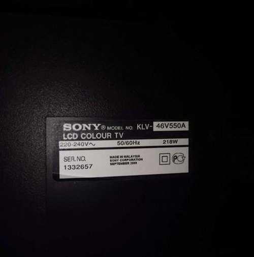 Sony KLV-46V550A Разбор