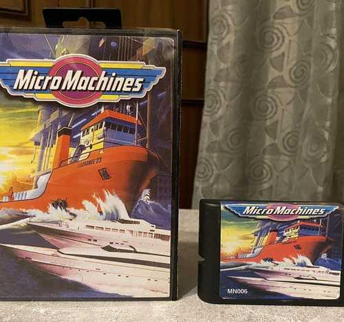 Micro Machines Sega картридж биг бокс