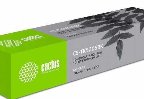 Картридж лазерный Cactus CS-TK5205BK черный (18000