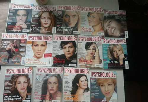 Журналы psychologies стопкой 14 шт