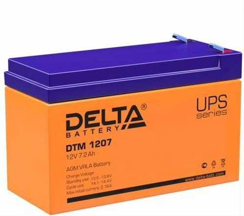Аккумулятор дия ибп Delta DTM 1207 (12V 7Ач)
