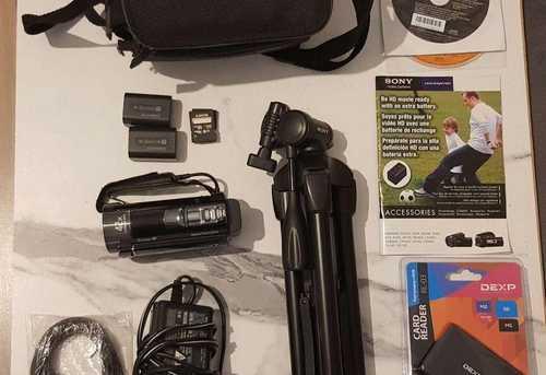 Видеокамера Sony Handycam hdr-cx130e и аксессуары