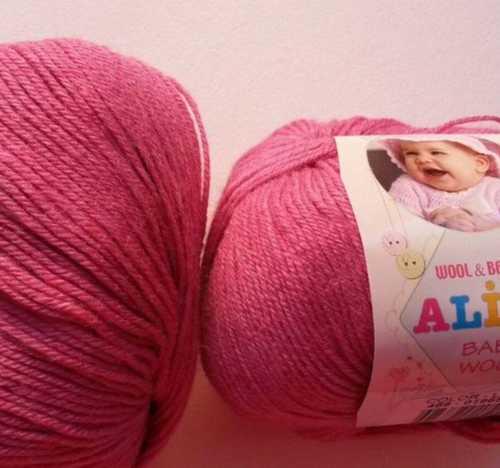 Пряжа для вязания Alize baby wool в ас-те