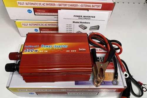 Автомобильный инвертор 12-220V 500W