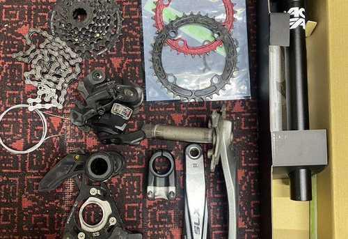 Race face, shimano, sram, maxxis