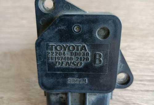 Расходомер Тойота denso 22204-0D030