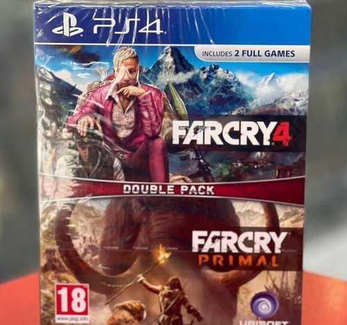 PS4 Far Cry 4   Far Cry Primal Double Pack cusa-00462/03310 (Полностью на русском языке)