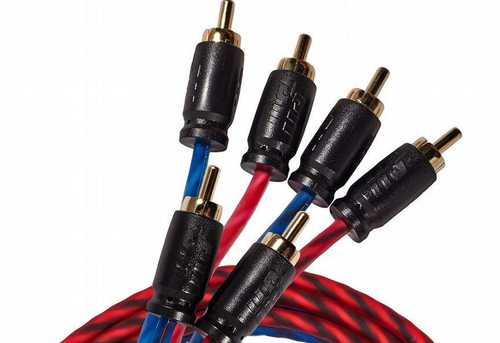 Межблочный кабель Kicx Headshot RCA-24-150-SS 1.5м