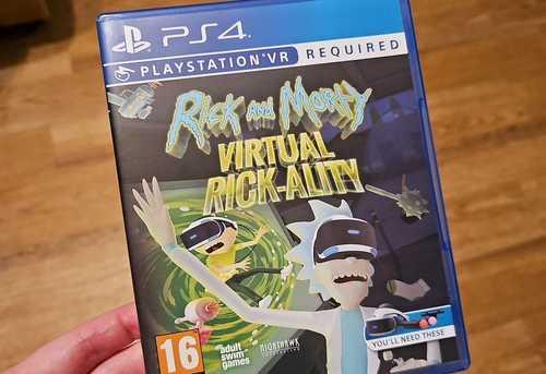 Игра для ps4 Rick and Morty virtual rick-ality