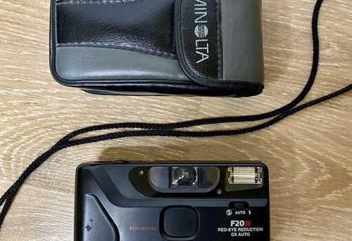Плёночный фотоаппарат minolta f 20 r