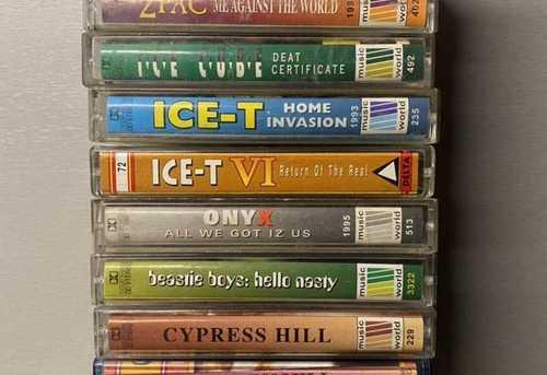 Аудиокассеты Onyx, Dr.Dre, Cypress Hill рэп