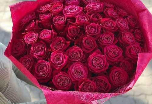 Доставка цветов Букет 101 роза 51 роза 25 15