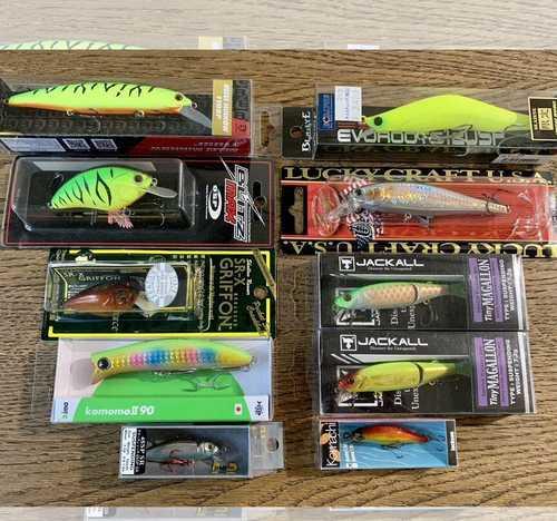 Воблеры Salmo Rapala OSP ZipBaits Yo-Zuri