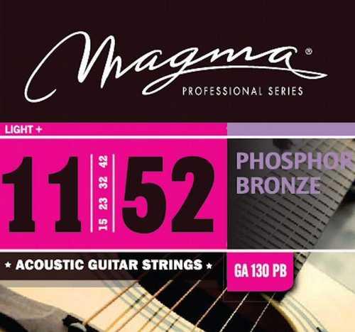 Струны для гитары 11-52 Magma Strings GA130PB