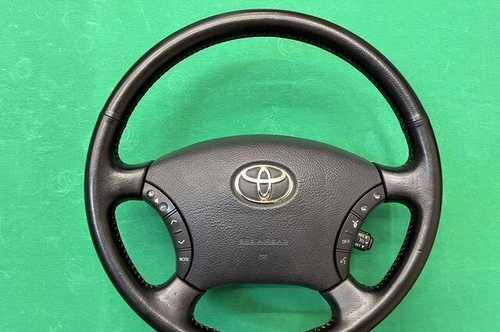 Оригинальный кожаный руль Toyota Land Cruiser 100