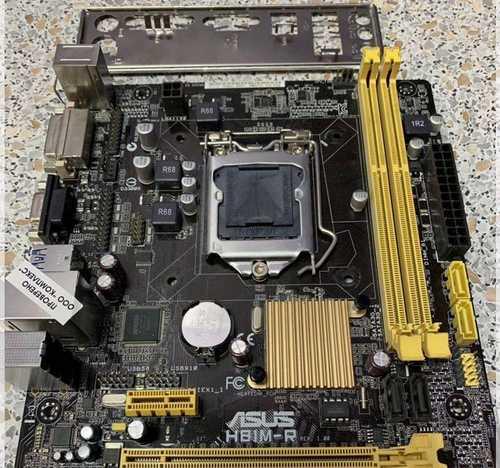 Материнская плата S-1150 asus H81M-R mATX VGA