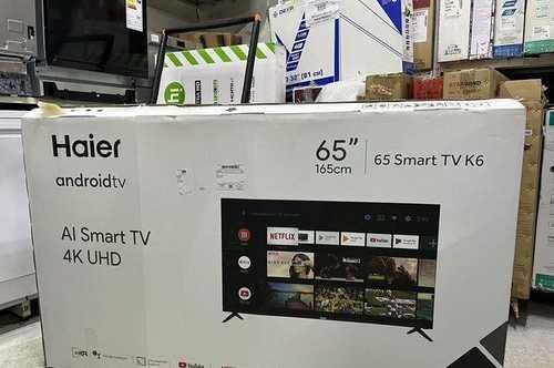 65" (165 см) Телевизор 4К Haier 65 Smart TV K6