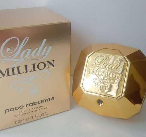 Paco Rabanne Lady Million 80 мл Парфюм Новый