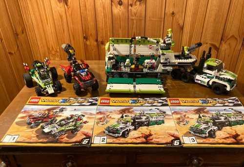 Lego World Racers 8864 грузовик с 2 машинками