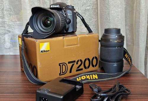 Зеркальный фотоаппарат Nikon D7200