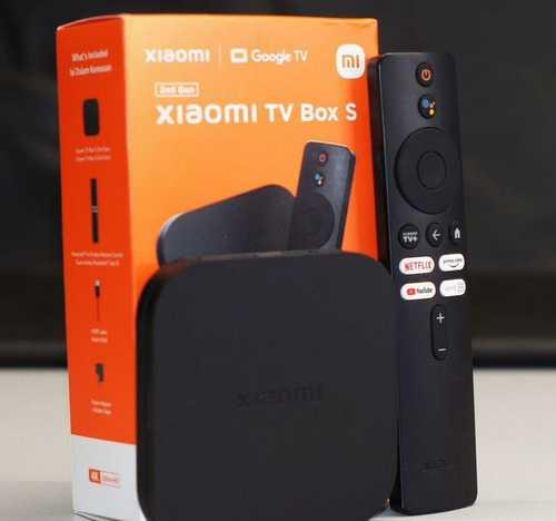 Тв приставка Xiaomi TV Box S 2nd Gen 2го поколения