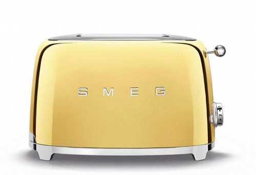 Тостер Smeg TSF01goeu Gold