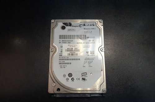 160 гб Жесткий диск Seagate Momentus ST9160821AS