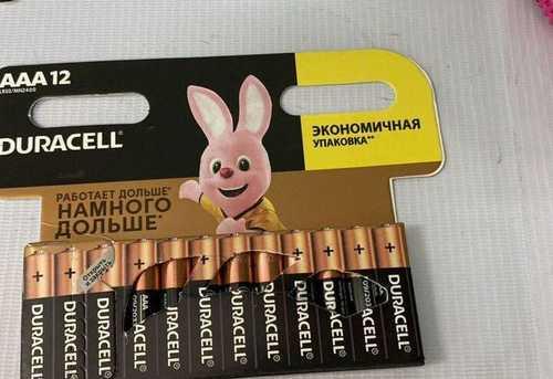 Батарейки Duracell 12шт