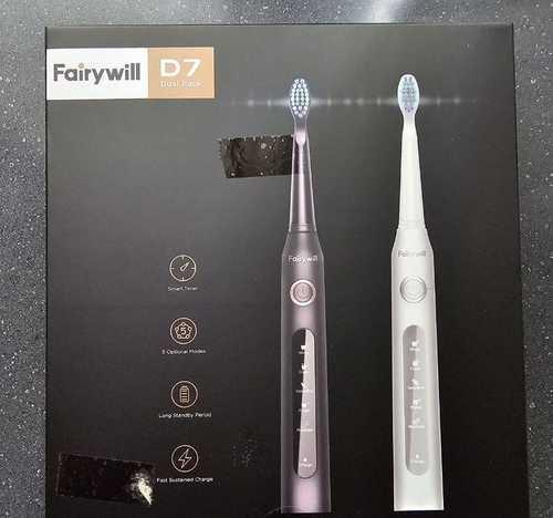 Электро-зубная щетка Fairywill D7 Dual pack