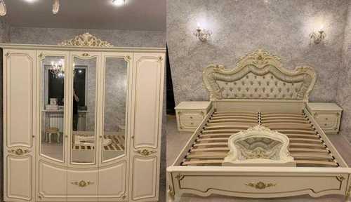 Спальный гарнитур шкаф в спальню барокко классика