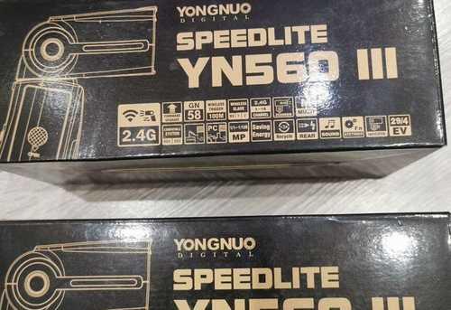 Вспышка yongnuo speedlight YN-560