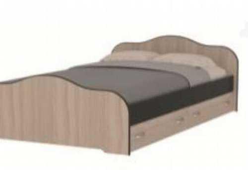 Кровать с ящиками, спальное 140 и 160 см шириной