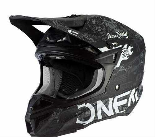 Кроссовый шлем O’neal 5Series HR, белый/черный ма