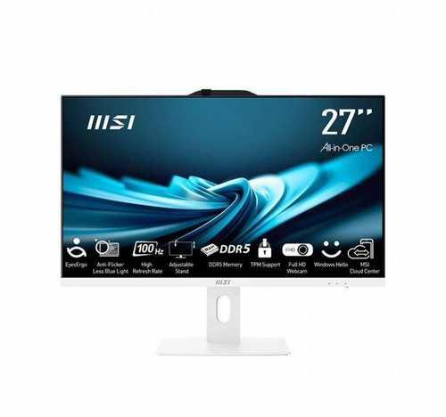 Моноблок MSI PRO AP272P 14M-679XRU-W5144008GS25xxana 27''/Intel Core i5 14400(2.5Ghz) /8Gb PCI SSD/2