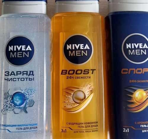 Гель для душа мужской Nivea 500 мл