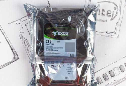 Жесткий диск Seagate Exos 7E2 2TB