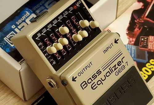 Гитарная педаль boss bass equaliser geb 7