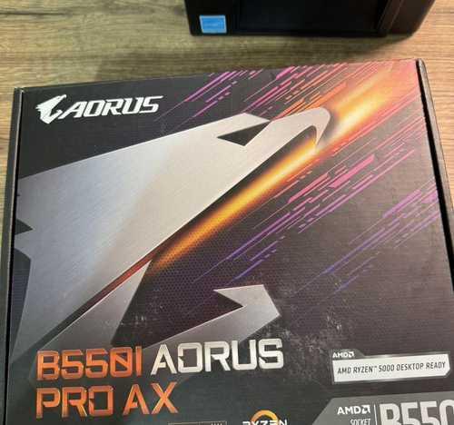 Материнская плата gigabyte b550 aorus pro ax