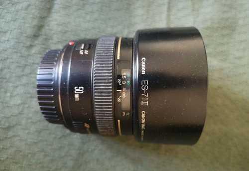 Объектив Canon EF 50mm 1.4