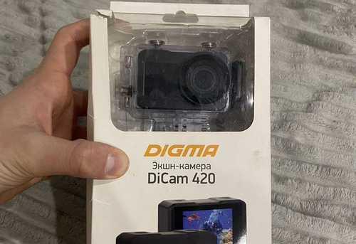 Экшн камера Digma DiCam 420