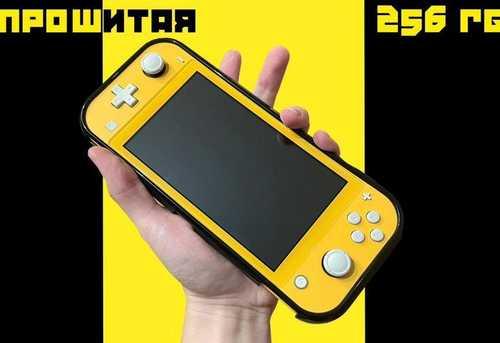 Nintendo switch lite (чип) прошитая 256 гб